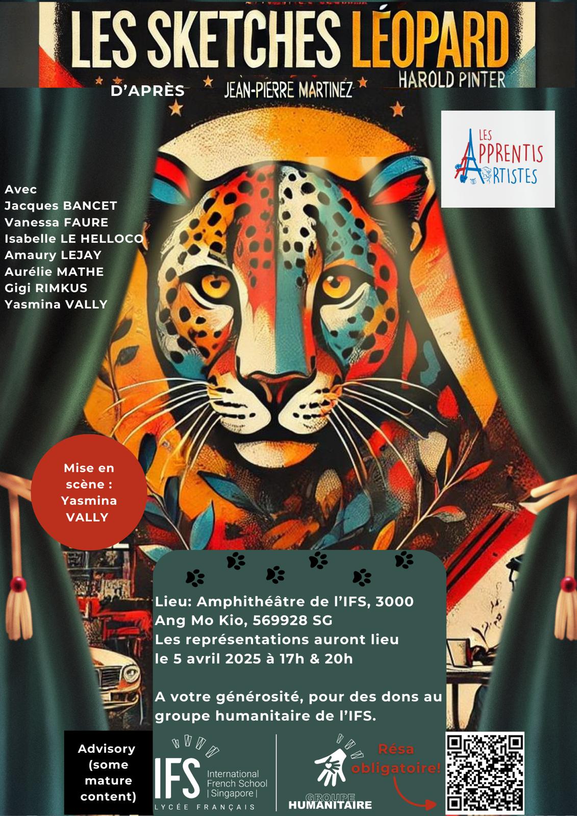 Les Sketches Léopard - IFS - International French School - Singapore